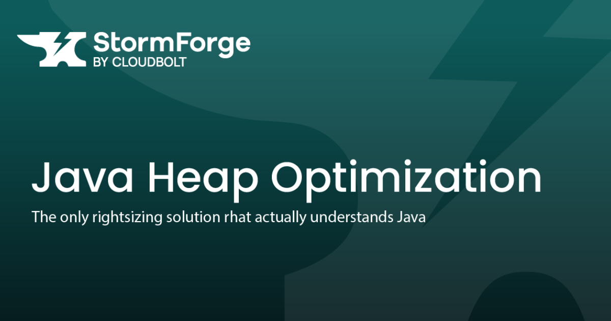 stormforge.io | Java Heap Optimization
