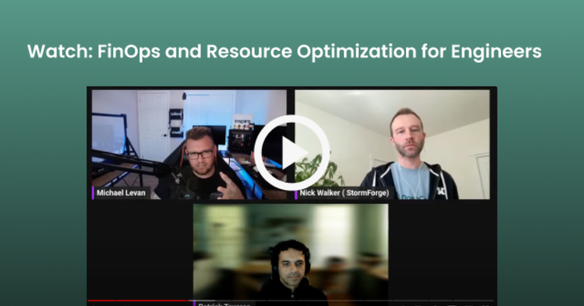 [video] Finops And Resource Optimization For Engineers