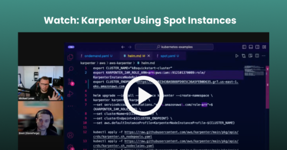 stormforge.io | [VIDEO] Karpenter Using Spot Instances